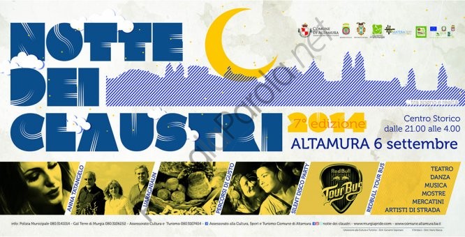 ALTAMURA, AL VIA NOTTE DEI CLAUSTRI | Passa La Parola